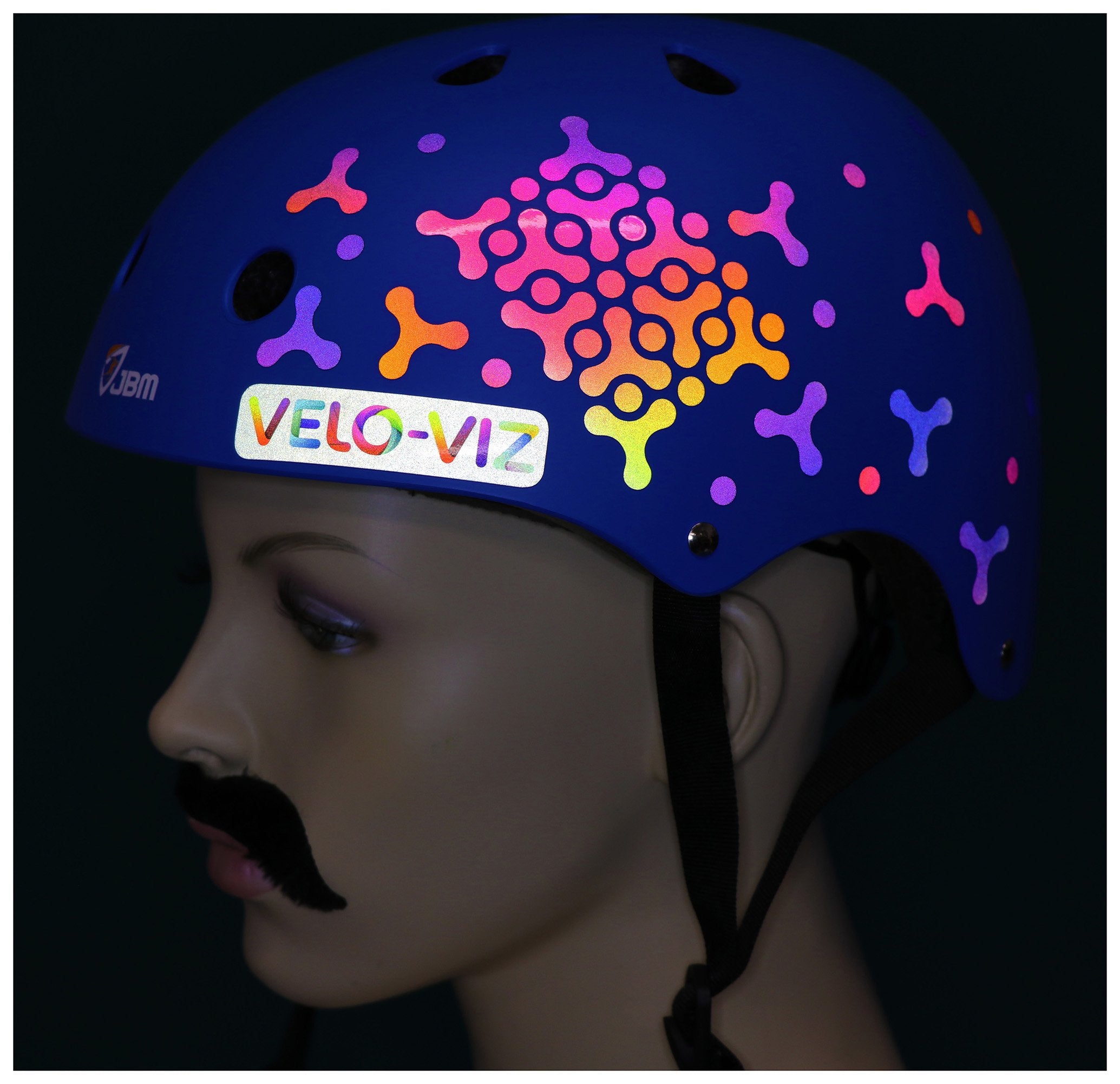 Reflective Bike Helmet Stickers – Veloviz Reflective Bike Accessories