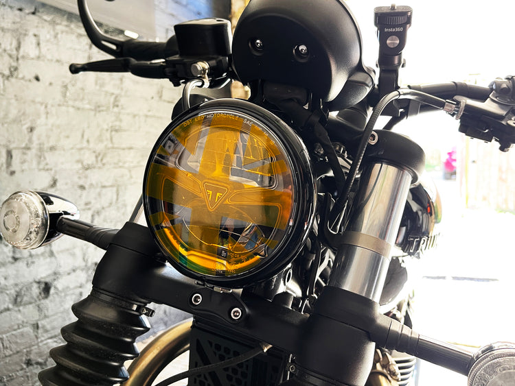 Union Jack Headlight Sticker for Triumph Bobber – Veloviz Reflective ...