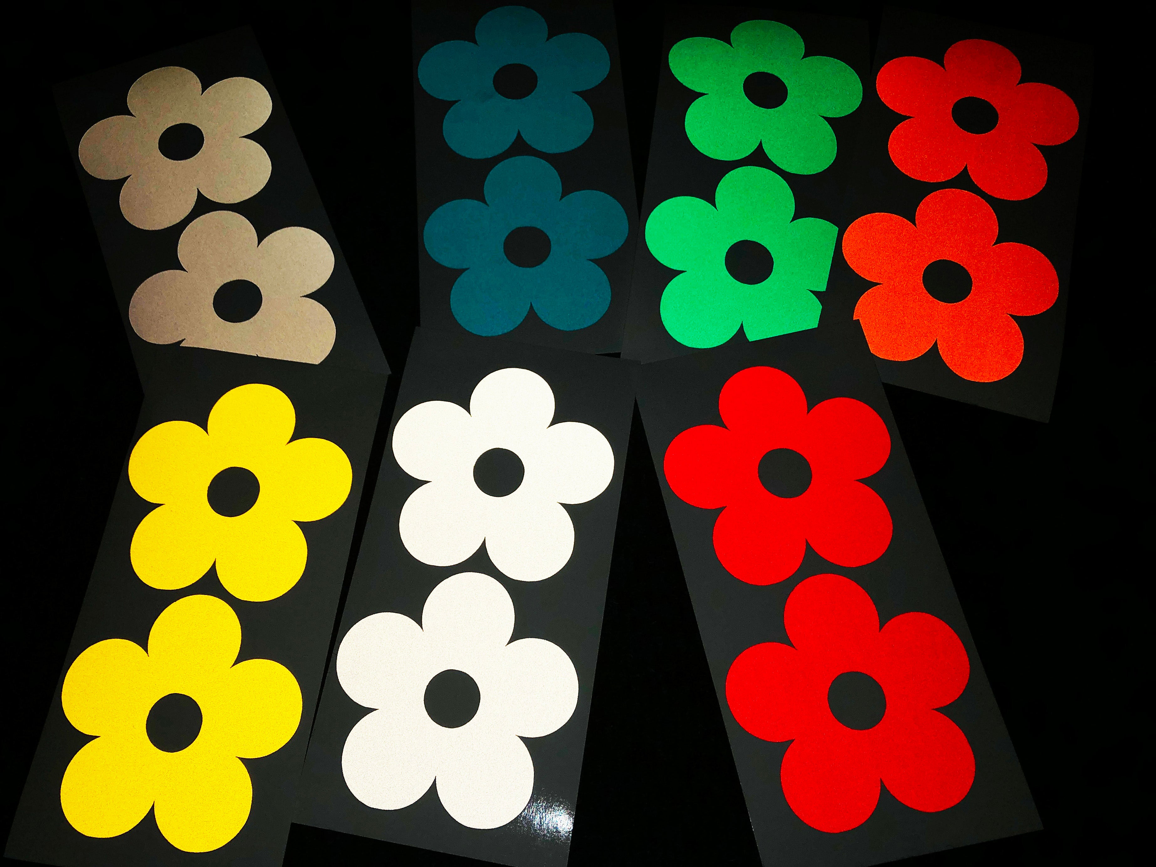 Valueviz Reflective Flower (Extra Large) Stickers – Veloviz Reflective ...
