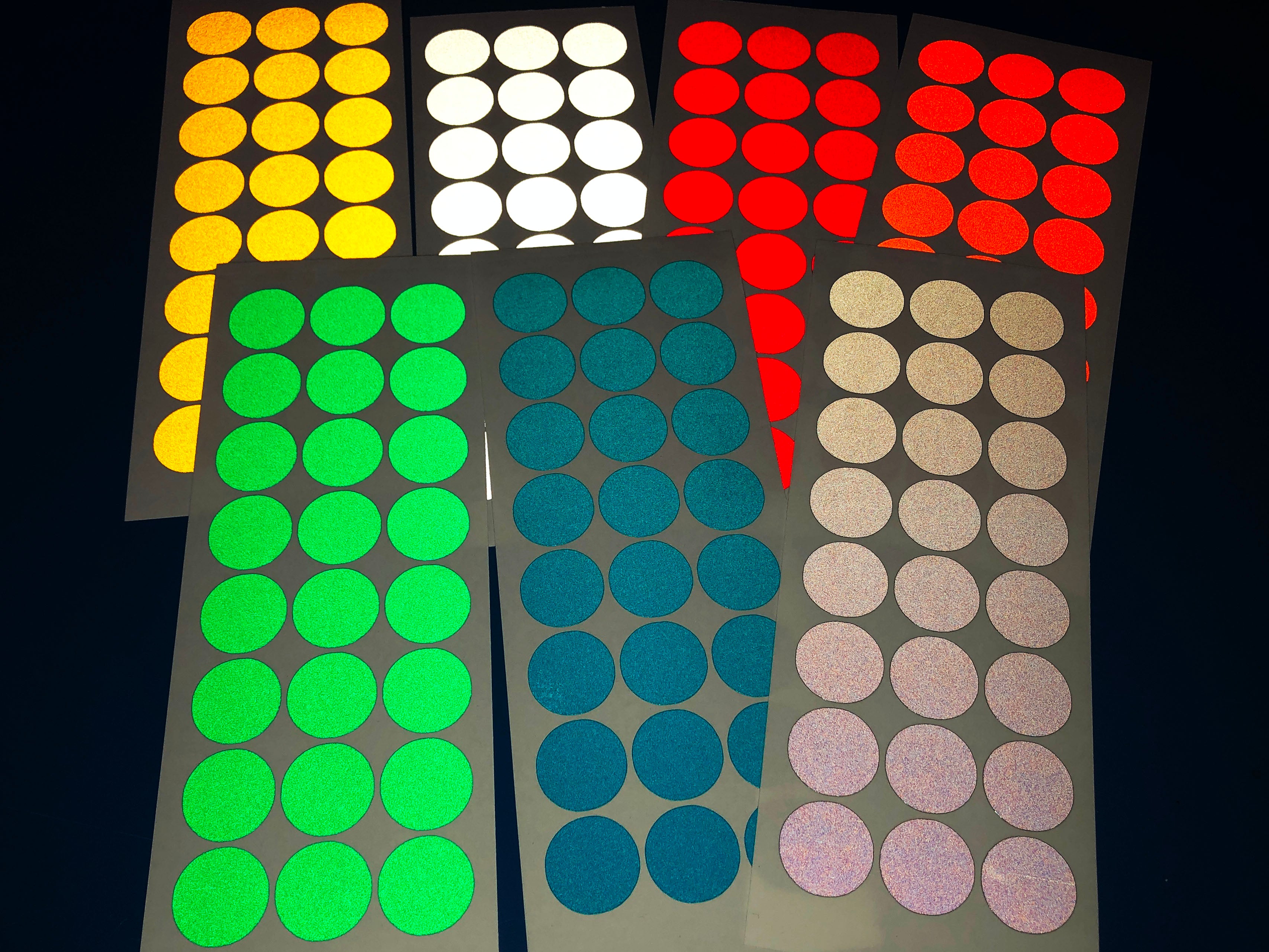 Valueviz Reflective Circle (SMALL) Stickers – Veloviz Reflective Bike ...